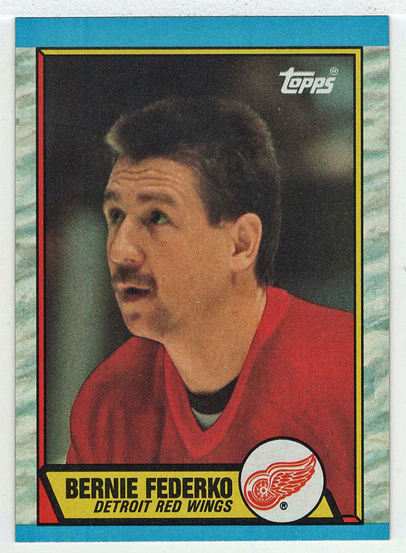 Bernie Federko - Detroit Red Wings (NHL Hockey Card) 1989-90 Topps # 1 ...