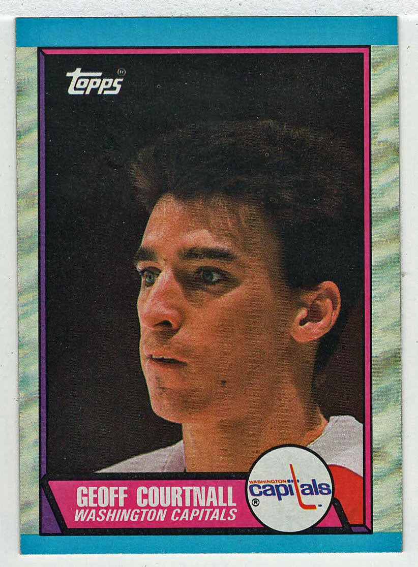 Geoff Courtnall RC - Washington Capitals (NHL Hockey Card) 1989-90 Top ...