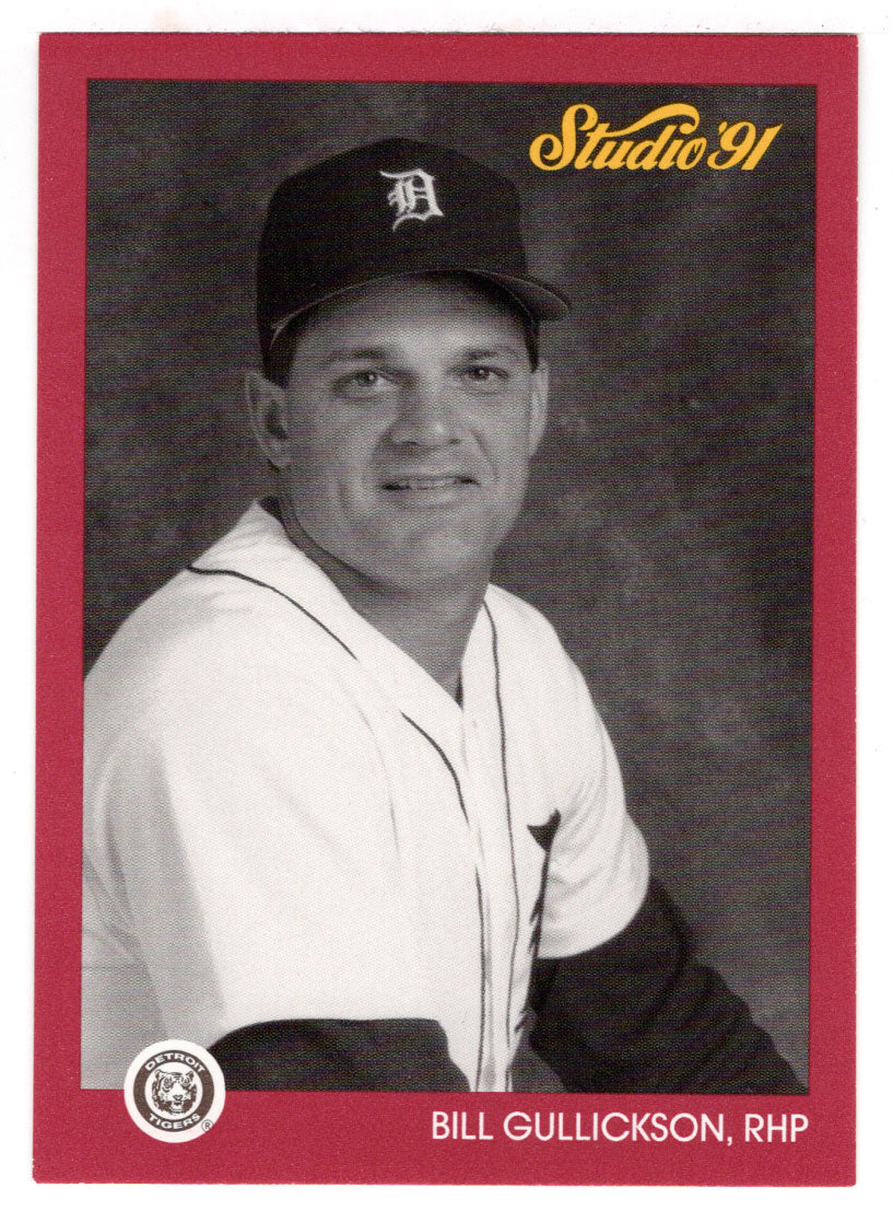 Bill Gullickson - Detroit Tigers (MLB Baseball Card) 1991 Leaf Studio ...