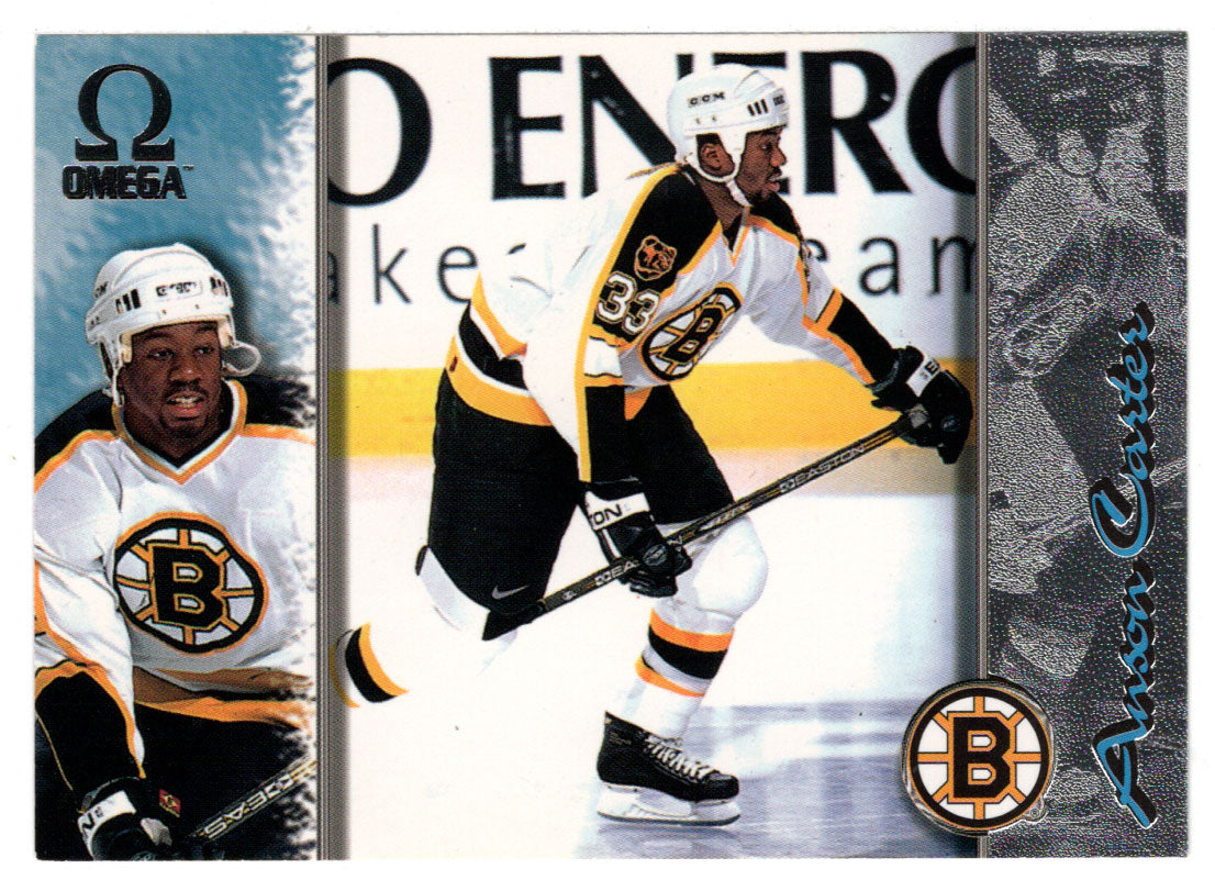 Anson Carter - Boston Bruins (NHL Hockey Card) 1997-98 Pacific Omega ...