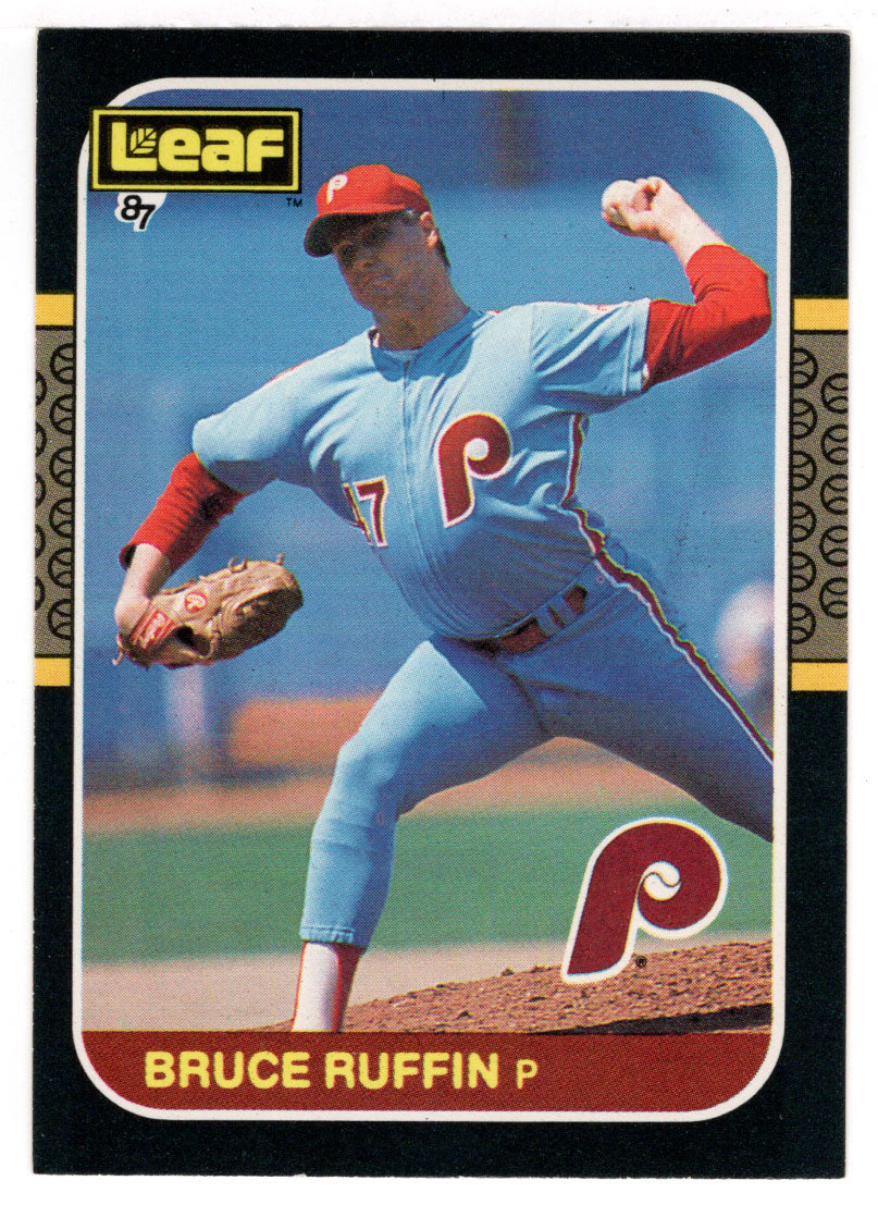 Bruce Ruffin - Philadelphia Phillies (MLB Baseball Card) 1987 Leaf # 1 ...
