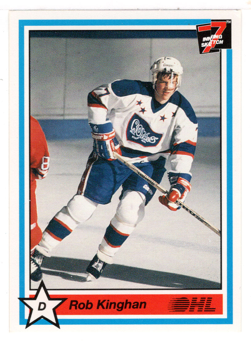 Rob Kingham - Cornwall Royals (Hockey Card) 1990-91 7th Inning Sketch ...