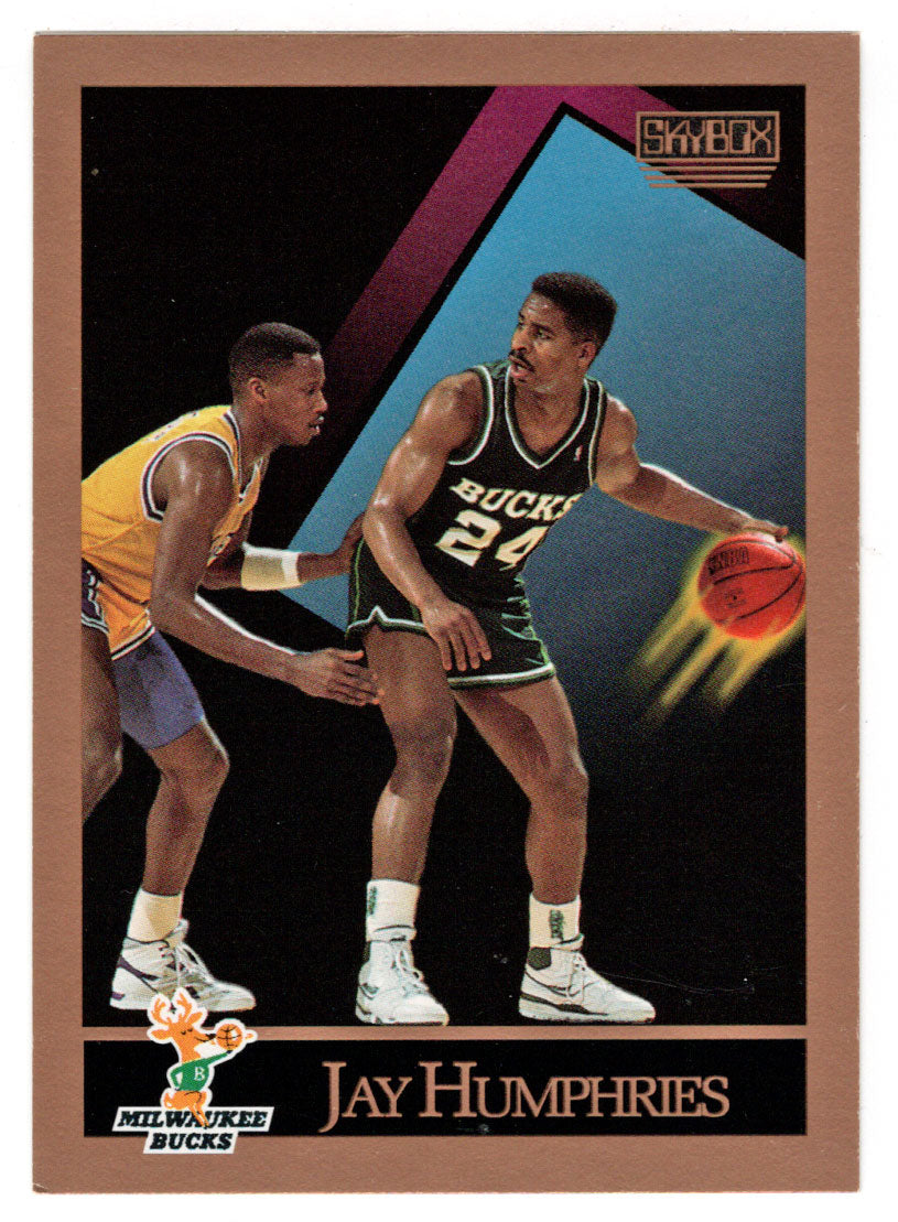 Jay Humphries - Milwaukee Bucks (NBA Basketball Card) 1990-91 Skybox ...