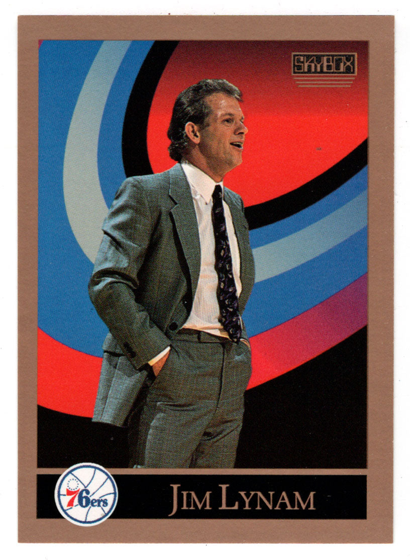Jim Lynam - Philadelphia 76ers - Head Coach (NBA Basketball Card) 1990 ...