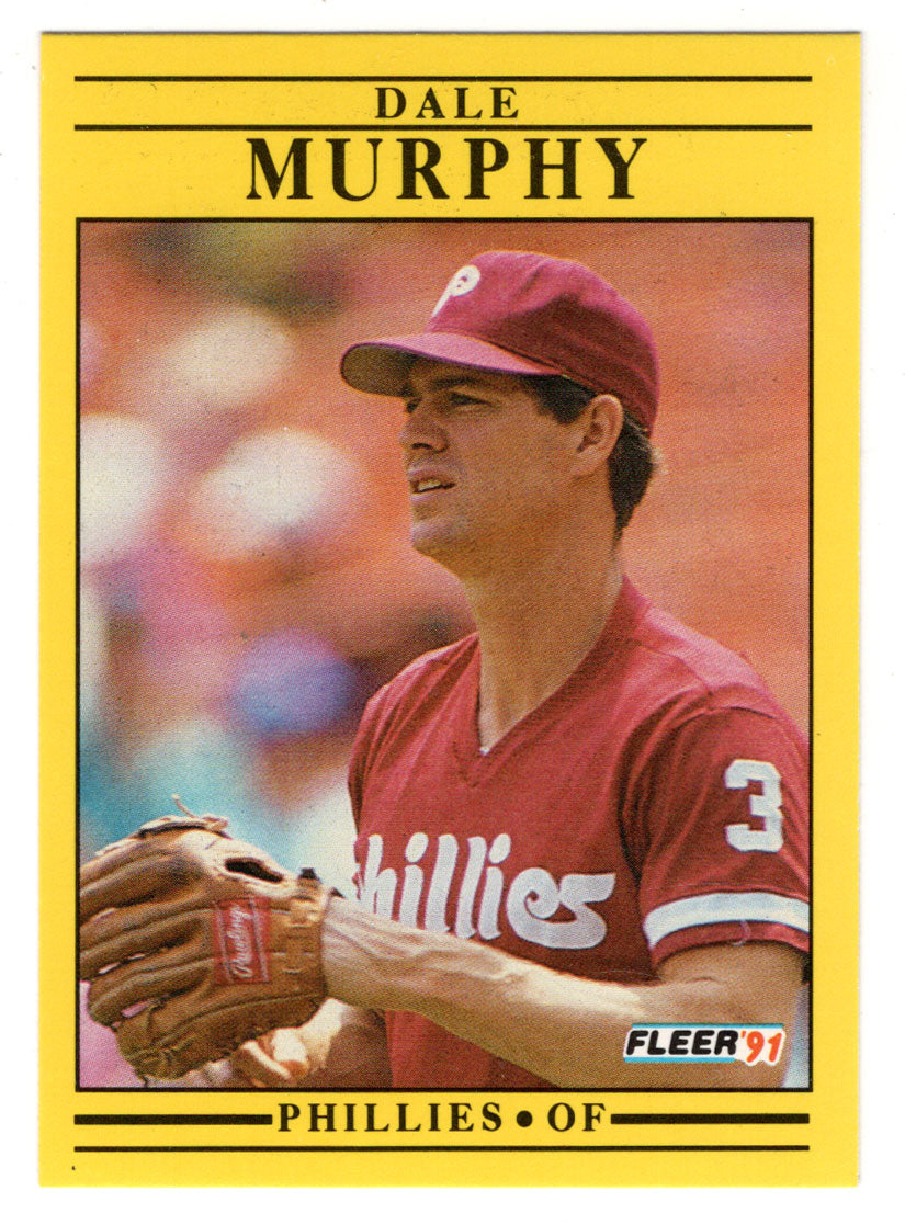 Dale Murphy - Philadelphia Phillies (MLB Baseball Card) 1991 Fleer # 4 ...