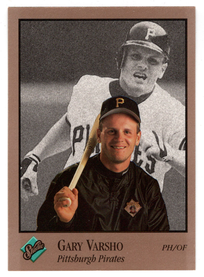 Gary Varsho - Pittsburgh Pirates (MLB Baseball Card) 1992 Leaf Studio ...