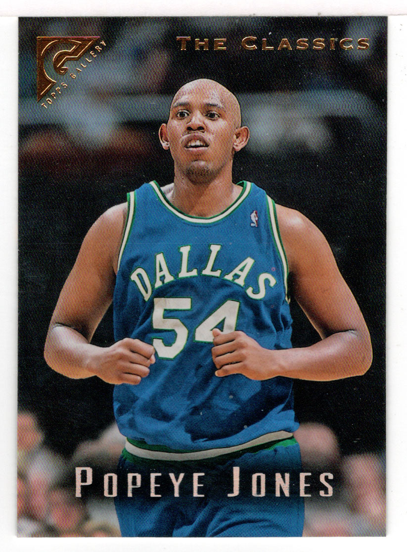 Popeye Jones - Dallas Mavericks (NBA Basketball Card) 1995-96 Topps Ga ...