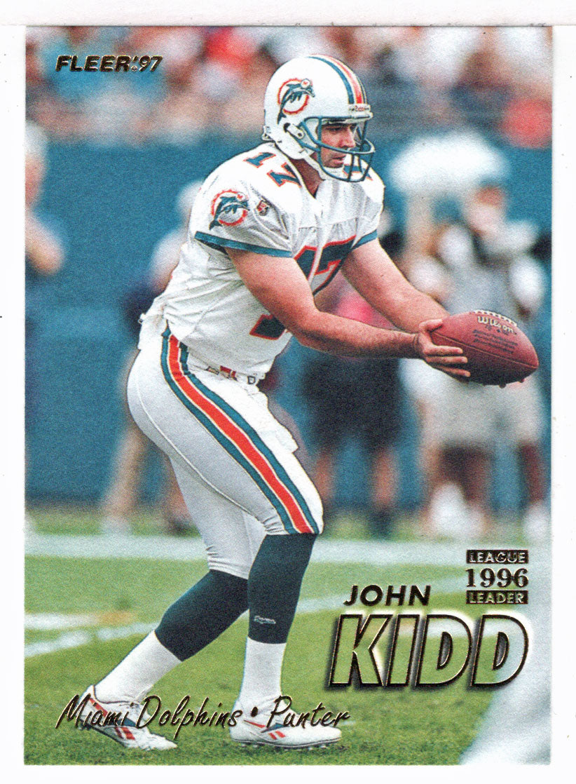 John Kidd - Miami Dolphins (NFL Football Card) 1997 Fleer # 413 Mint ...