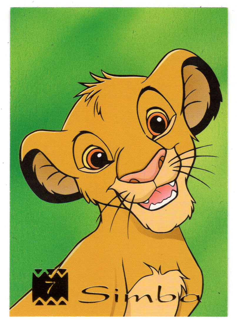 Simba (Trading Card) The Lion King - 1995 Panini # 7 - Mint ...